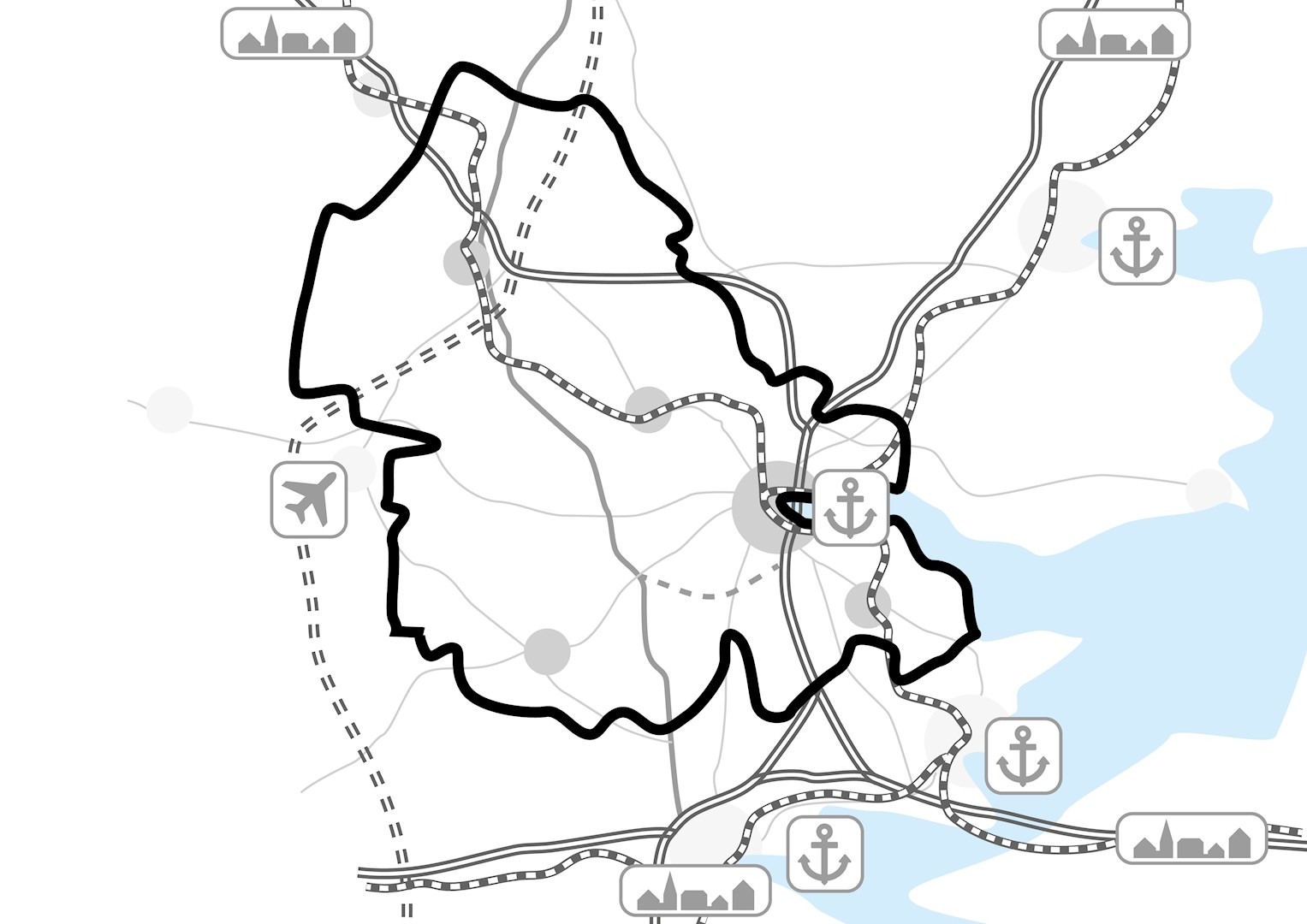 Vejle Kommunes hovedstruktur